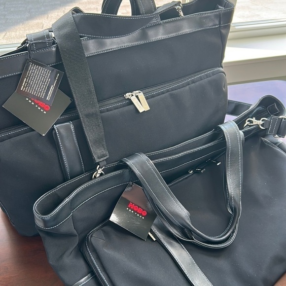 HOBO | Bags | Nwt Hobo International Microdurafiber Travel Bag Black ...